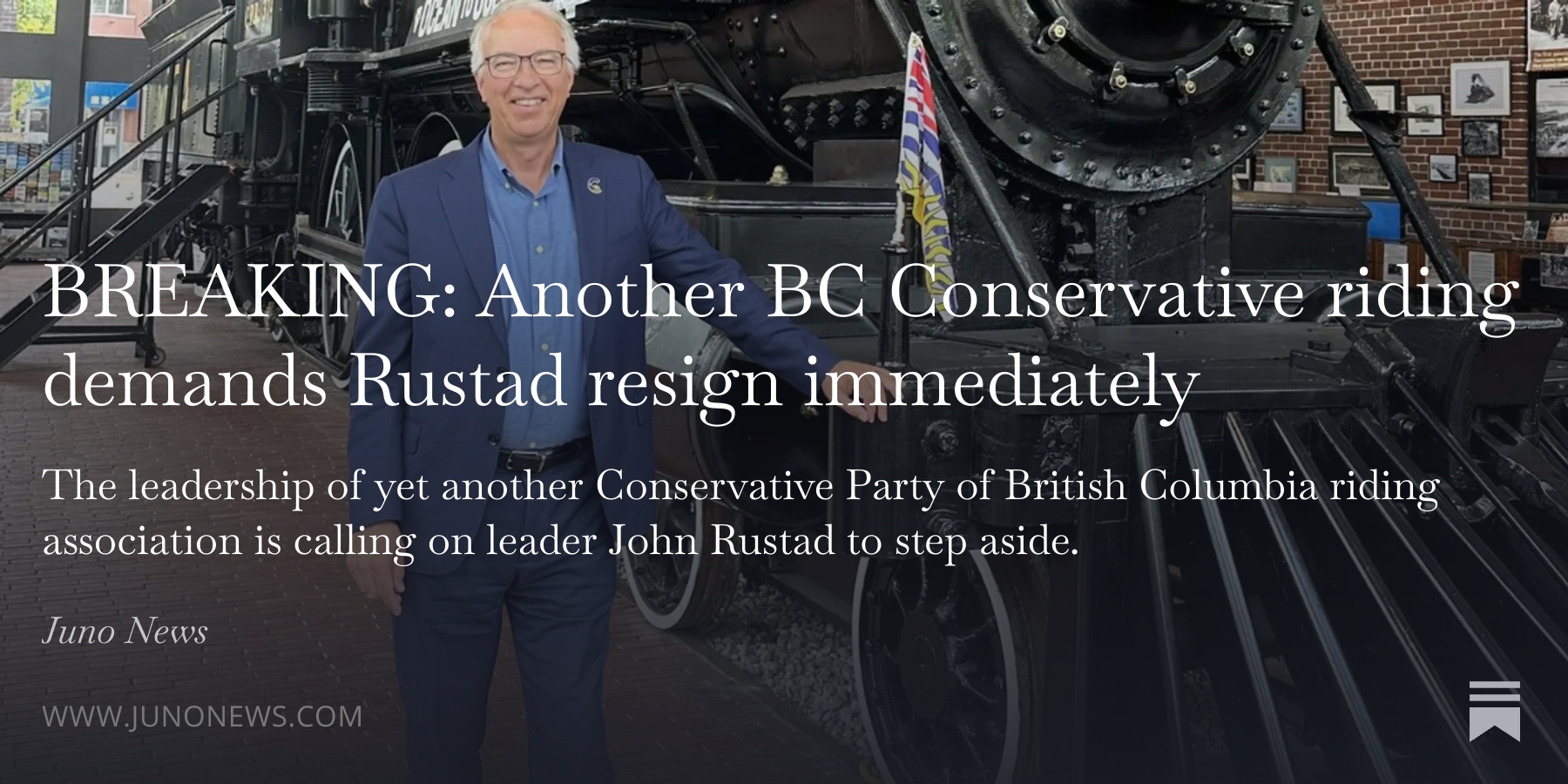 BREAKING: Another BC Conservative riding demands Rustad resign immediately